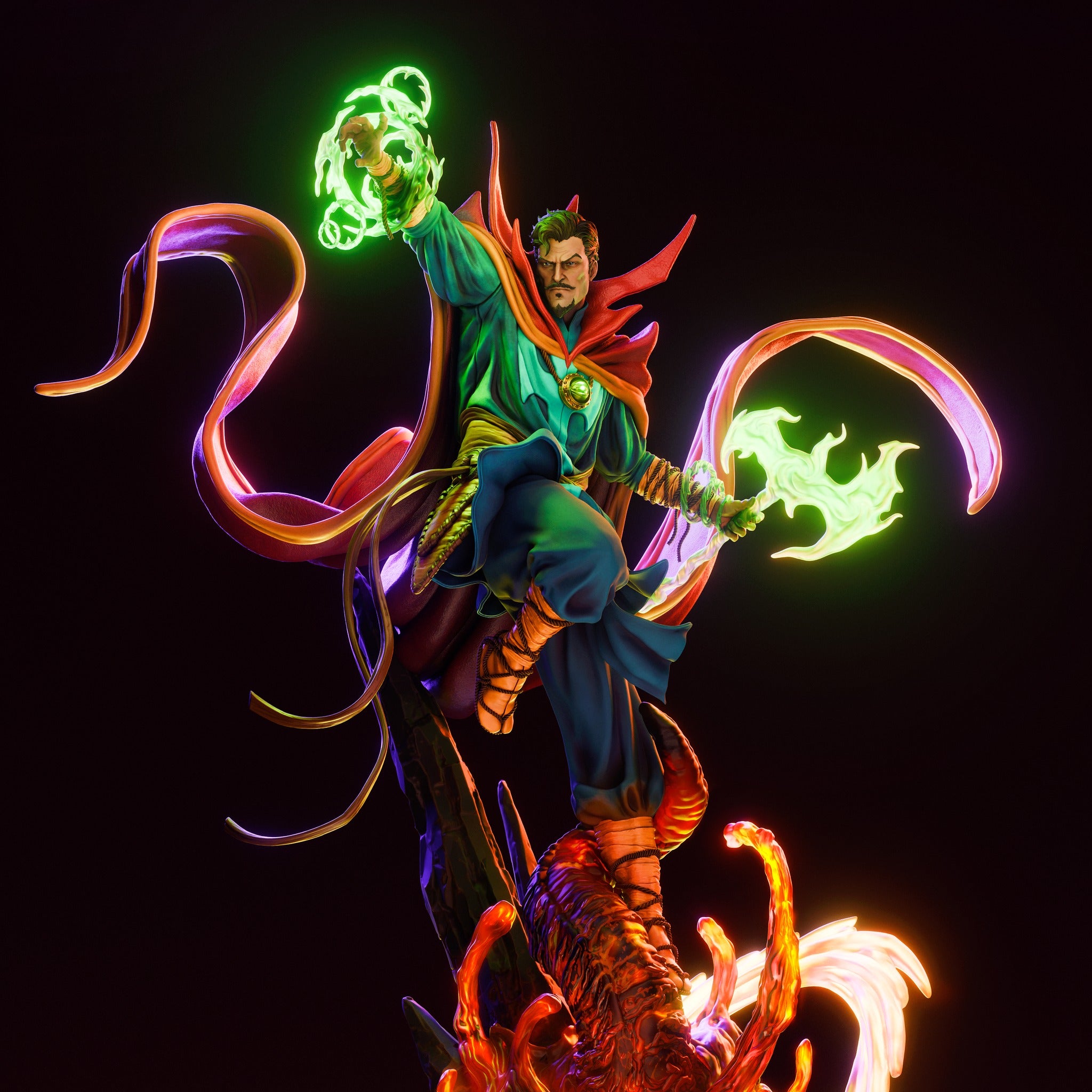 Dr Strange from Marvel Fan-Made Model by CA3D – Unique Collectible ...
