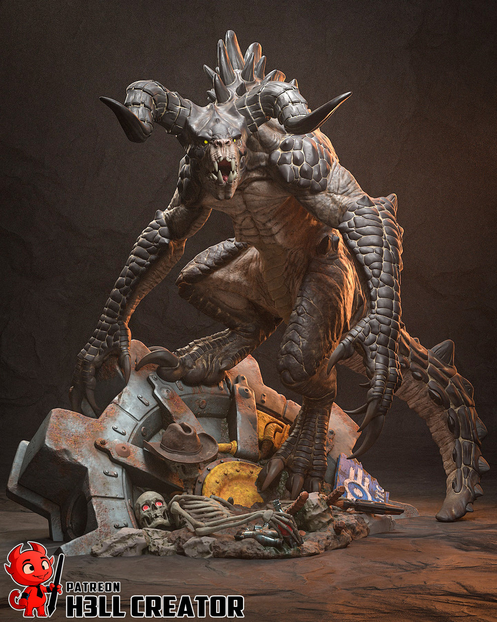Deathclaw from Fallout - Fan-Made Model by h3llcreator for Collectors ...