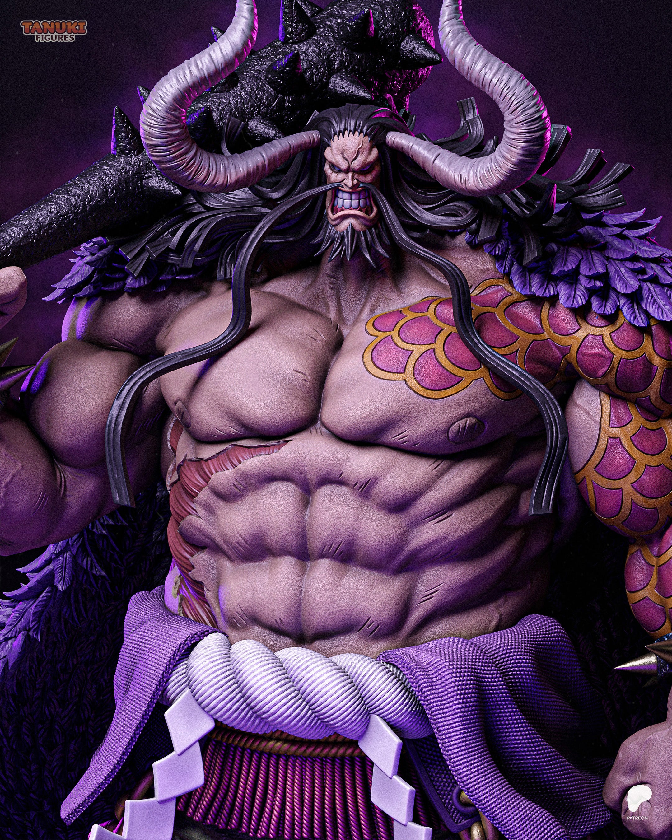 Kaido from One Piece Fan-Made Model by Tanuki Figures - Sephiknot