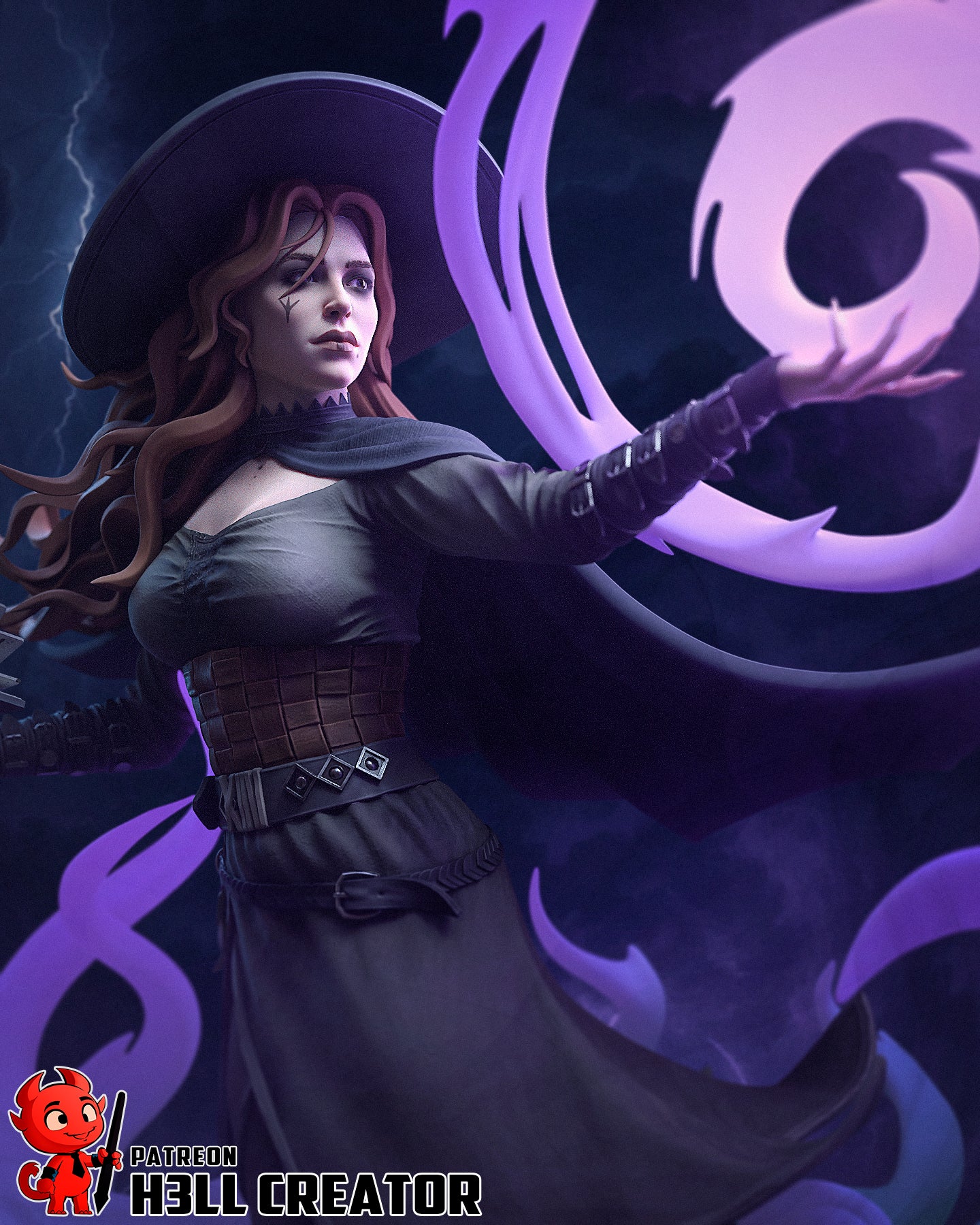 Tasha from Forgotten Realms Fan-Made Model by h3ll Creator - Sephiknot